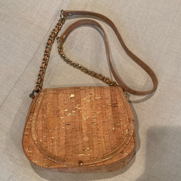 C. Wonder | Bags | C Wonder Cork With Gold Accent Shoulder Purse | Poshmark